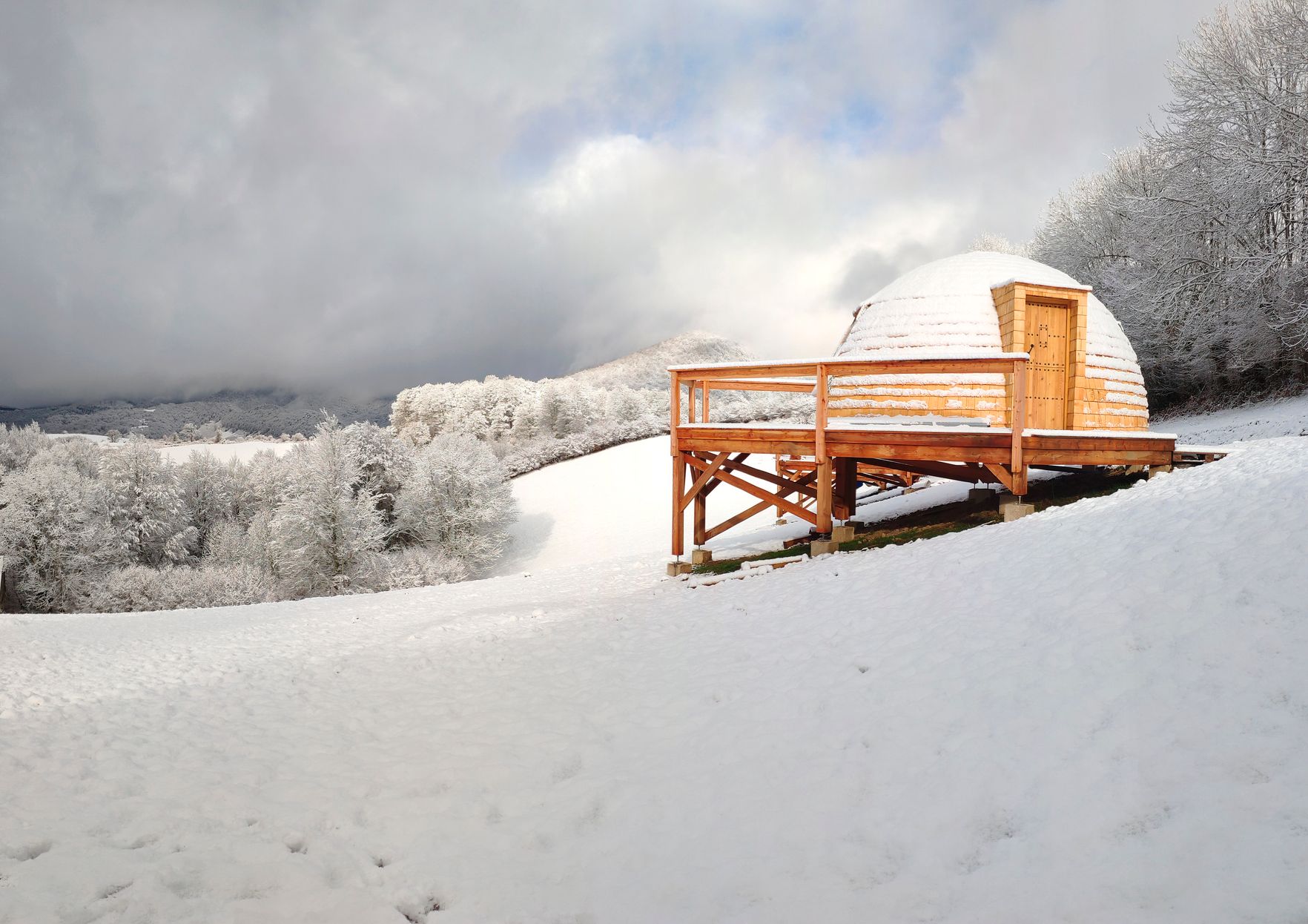 Cabañas Con Nieve | 1256 lugares MÁGICOS ️