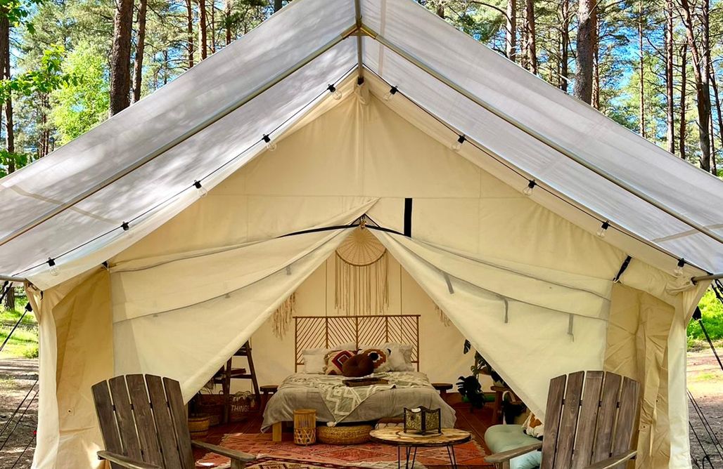 Kaluna Glamp | NIEZWYKŁY glamping Swaderki ! 🤩