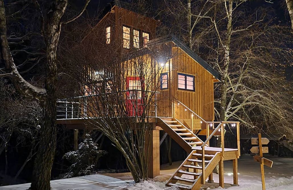 Węgiełek Treehouse | URZEKAJĄCY domek na drzewie Kazimierz Dolny 🏡
