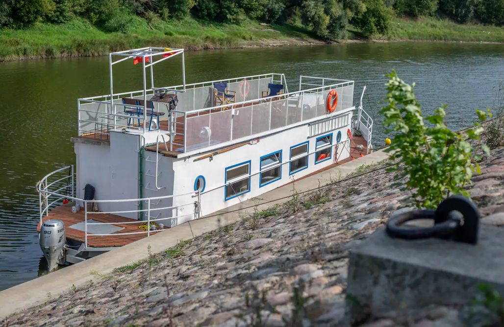 Statek Panama | ORYGINALNY domek na wodzie Warszawa ⛵️